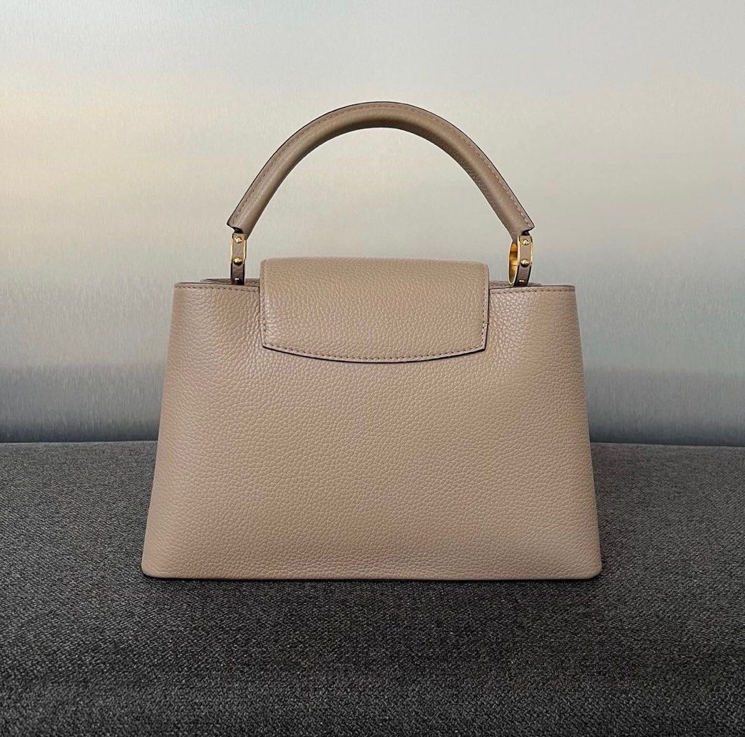 Louis Vuitton Capucines PM Like new Taurillon leather Galet / Ghw ...