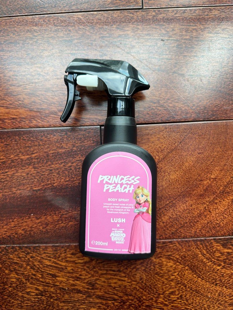 Lush Princess peach body spray, Beauty & Personal Care, Fragrance ...
