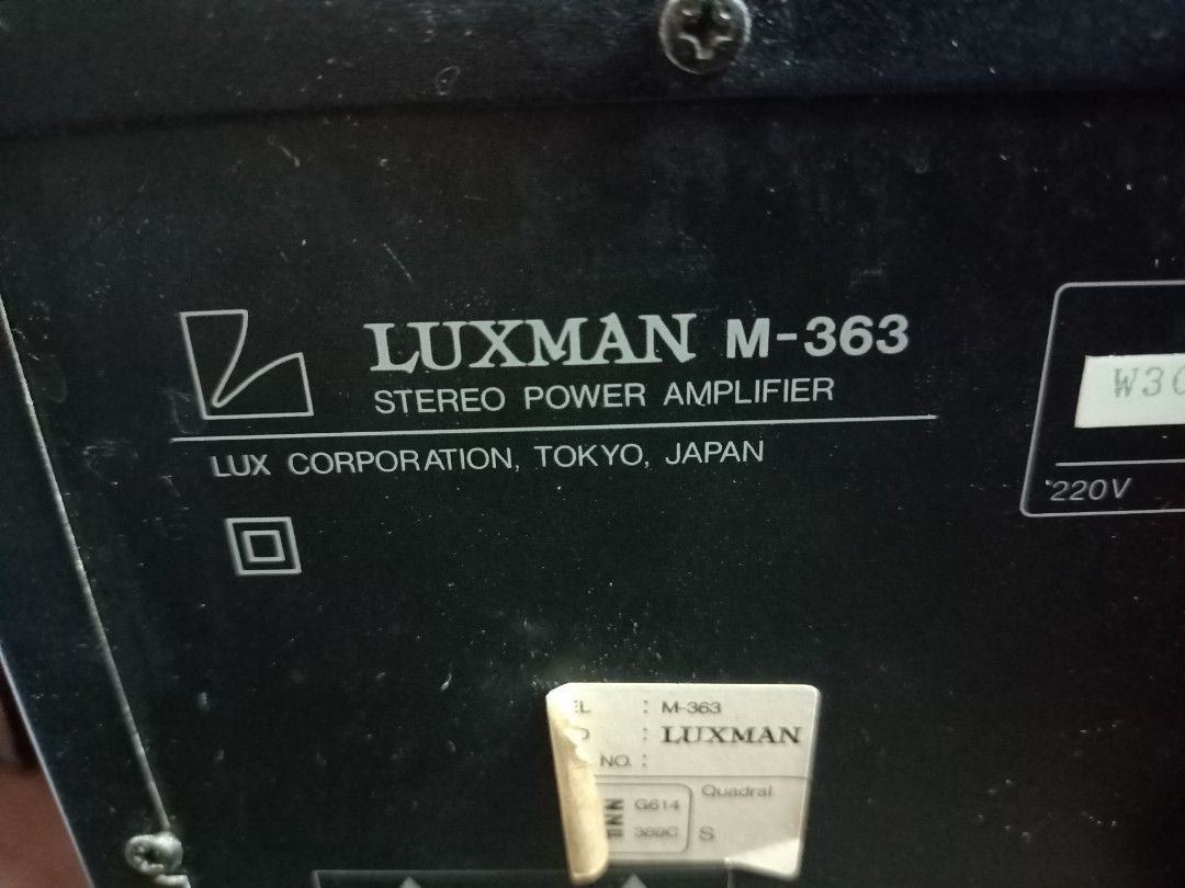Luxman amplifier M-363, Audio, Portable Music Players on Carousell