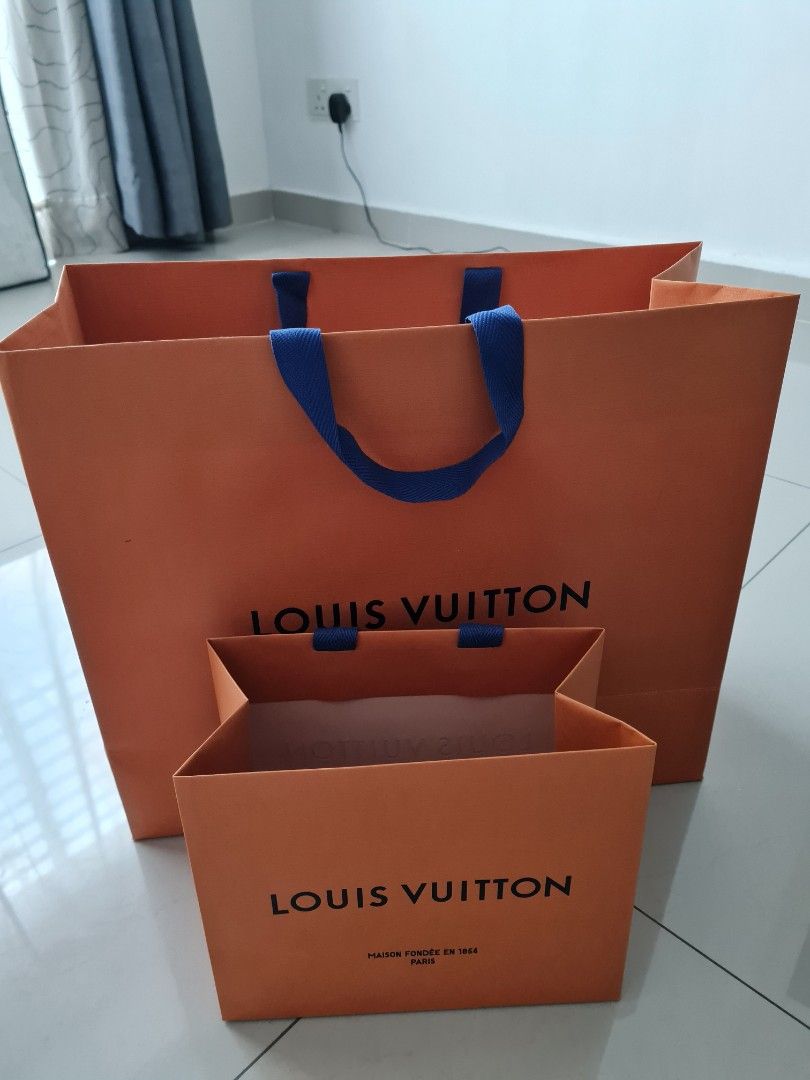 LV paper bag, Luxury, Accessories on Carousell