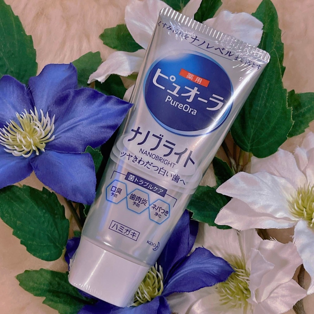 Made in Japan PURE ORA Nano Bright Standing Oral Care Whitening ...