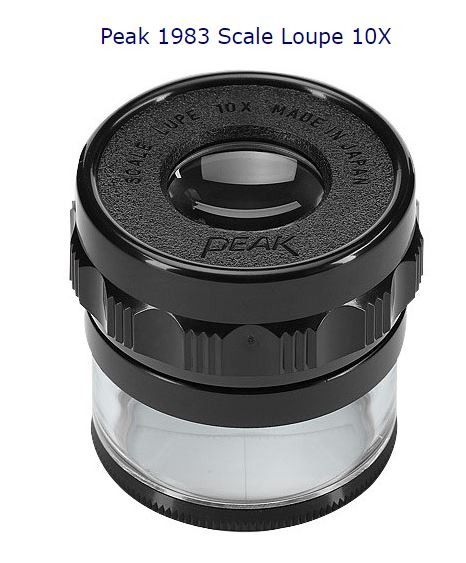 Magnifier - Peak Scale Lupe 10X - Industrial Tool - Made in Japan ...