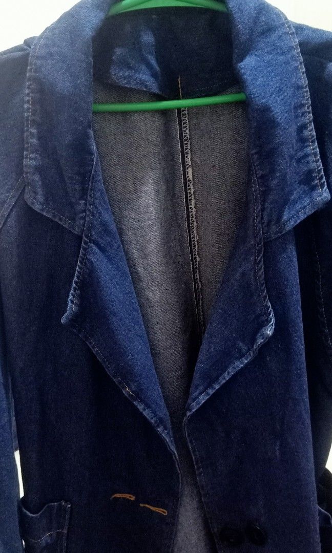 Trench coat (maong), Women's Fashion, Coats, Jackets and Outerwear on ...