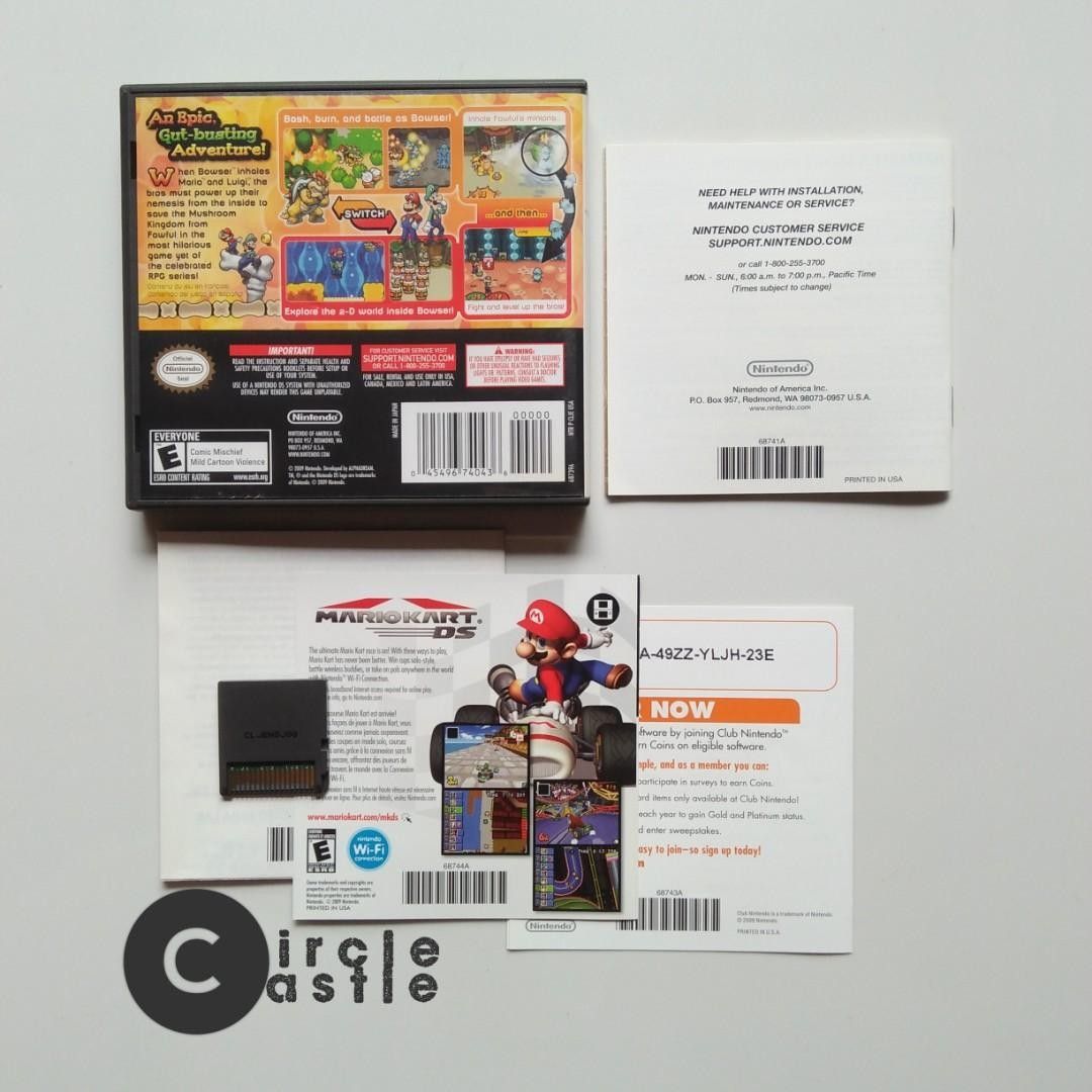 Mario and Luigi Bowser's inside Story for Nintendo DS Nintendo 2DS ...