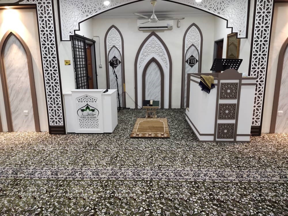Masjid atau surau pastinya menjadi lebih kemas dan cantik dengan karpet ...