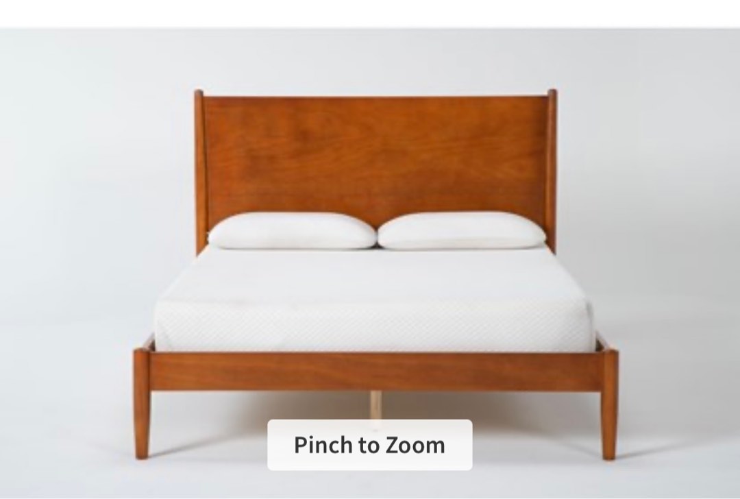 Master bedroom set King size bed frame + 2 Nightstands, Furniture ...