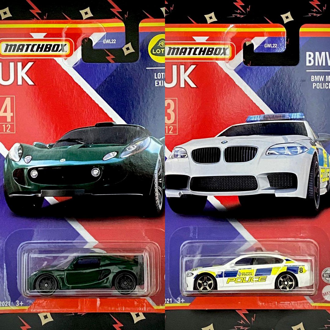 Matchbox UK BMW M5 Police > Lotus Exige Hot Wheels size, Hobbies & Toys ...