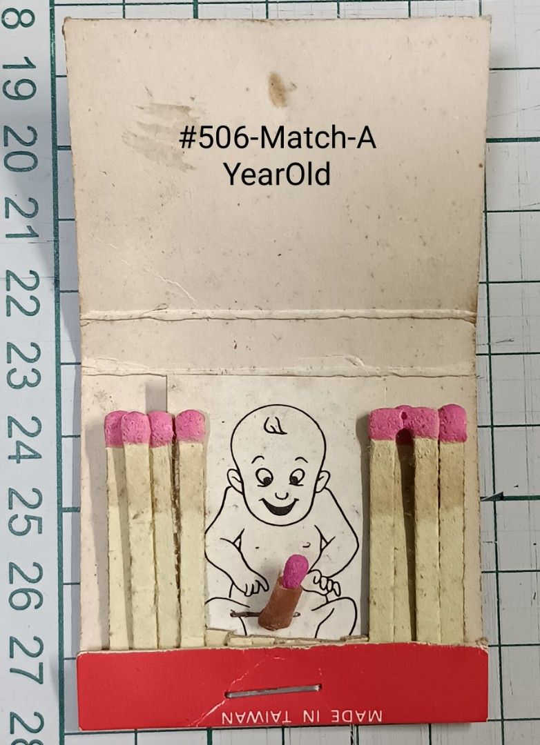 Matches Collection #506-MATCH-AYearOld, Hobbies & Toys, Collectibles ...