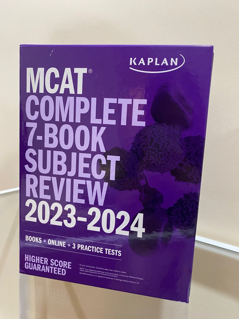 MCAT 7-BOOK 2023-2024 KAPLAN, Hobbies & Toys, Books & Magazines, Assessment Books on Carousell