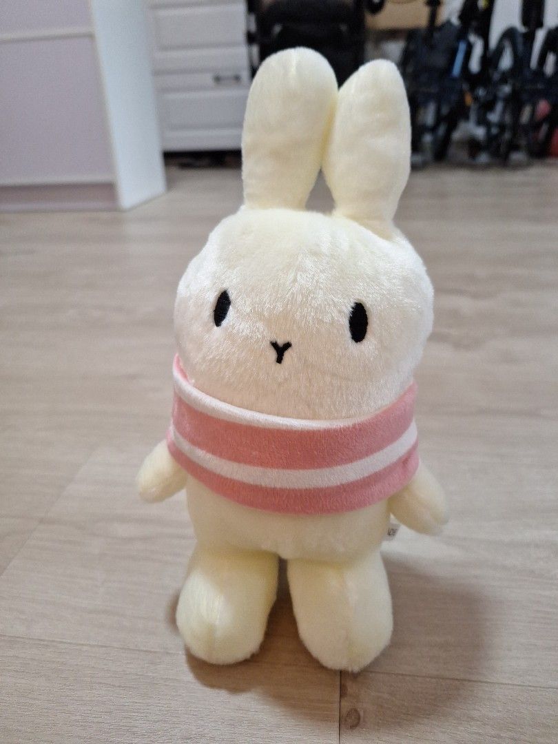 Miffy white bunny soft toy, Hobbies & Toys, Toys & Games on Carousell