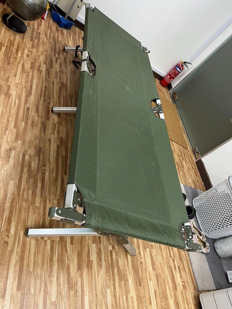 Military Army Cot Bed Portable Foldable, Furniture & Home Living ...