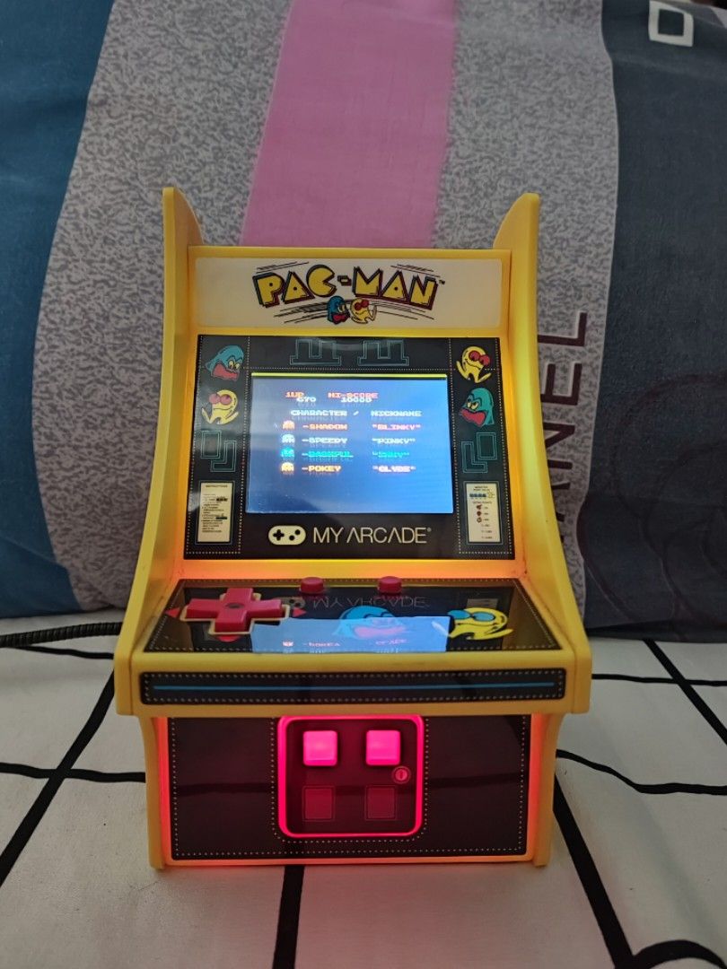 Mini Arcade Pacman, Hobbies & Toys, Toys & Games on Carousell