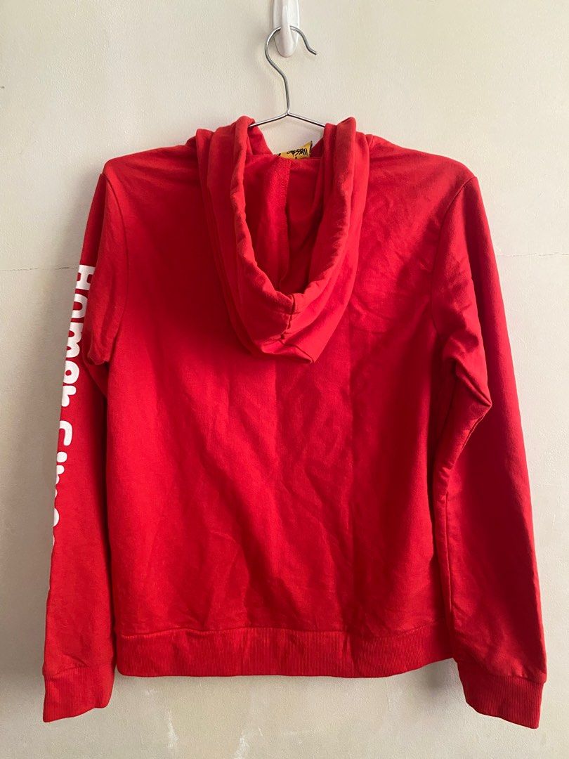 mossimo x homer simpsons red hoodie jacket, Women's Fashion, Coats ...