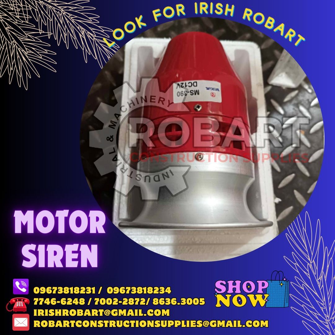 Motor Siren, Commercial & Industrial, Construction Tools & Equipment on ...