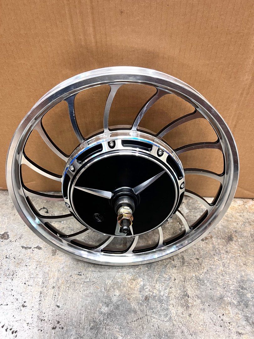 *Motor Wheel 20 inch ZL 48v to 96v 1500W Brushless Gearless Expansible ...