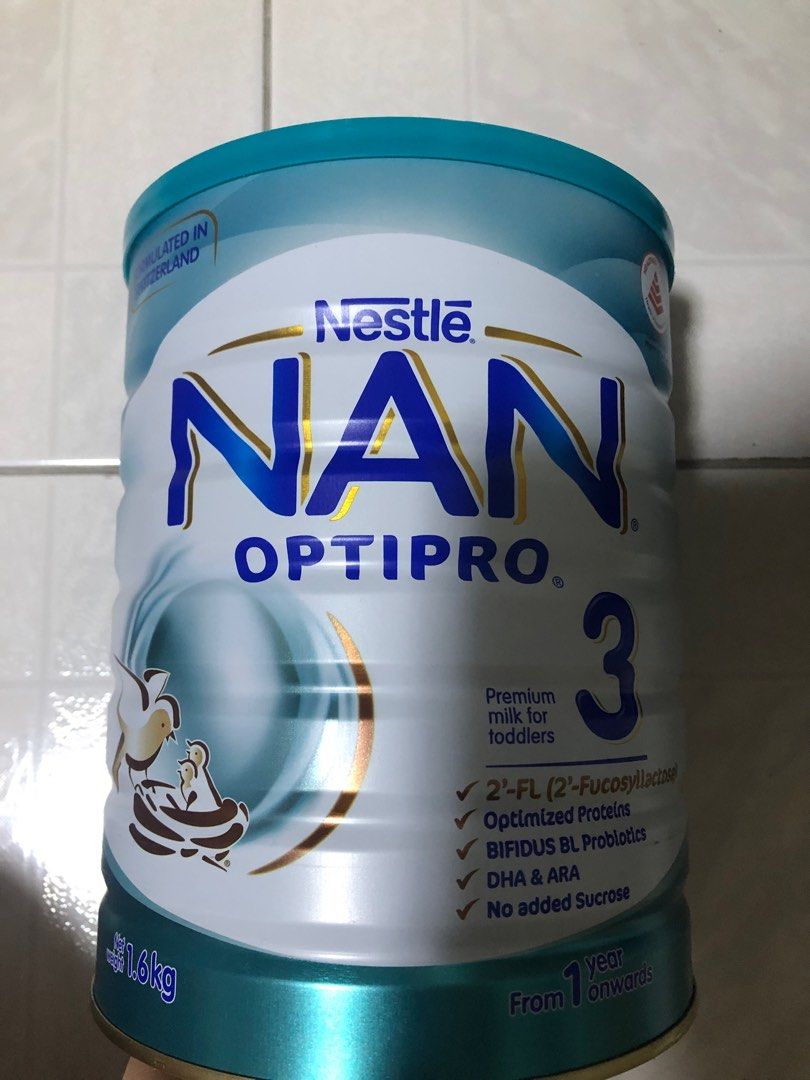 Nan Optipro 3 Formula Milk (1.6kg), Babies & Kids, Nursing & Feeding ...