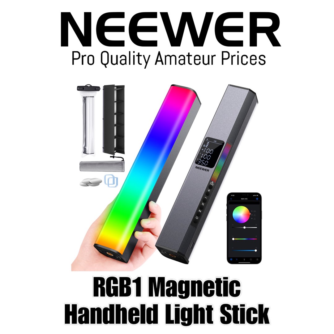 NEEWER RGB1 Magnetic Handheld Light Stick, Photography, Photography ...