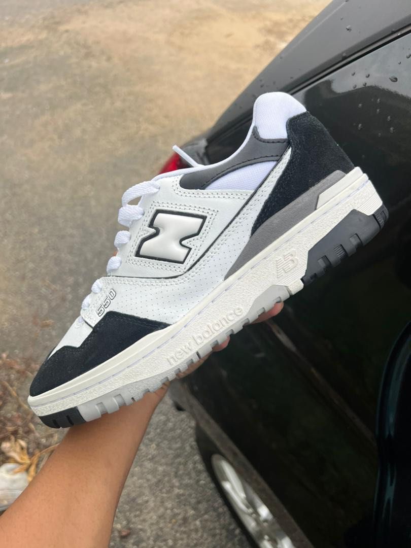 New Balance 550 Panda White Black, Men's Fashion, Footwear, Sneakers on ...