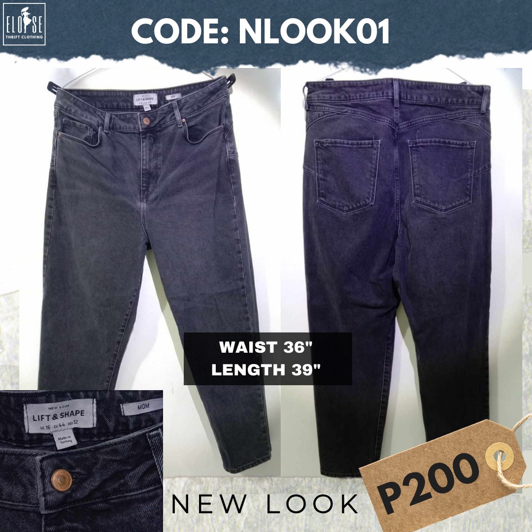 New Look Jeans (Preloved Branded Denim), Women's Fashion, Bottoms ...