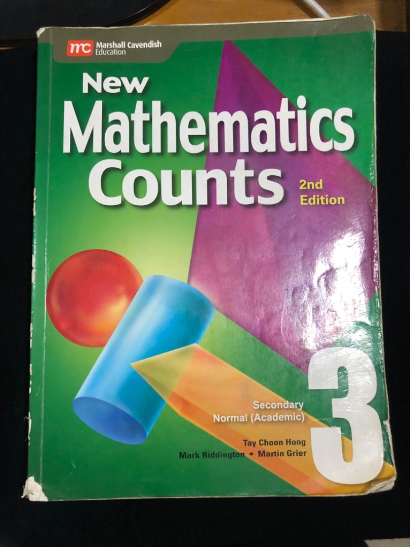 new mathematics counts 2nd edition secondary 3, Hobbies & Toys, Books ...
