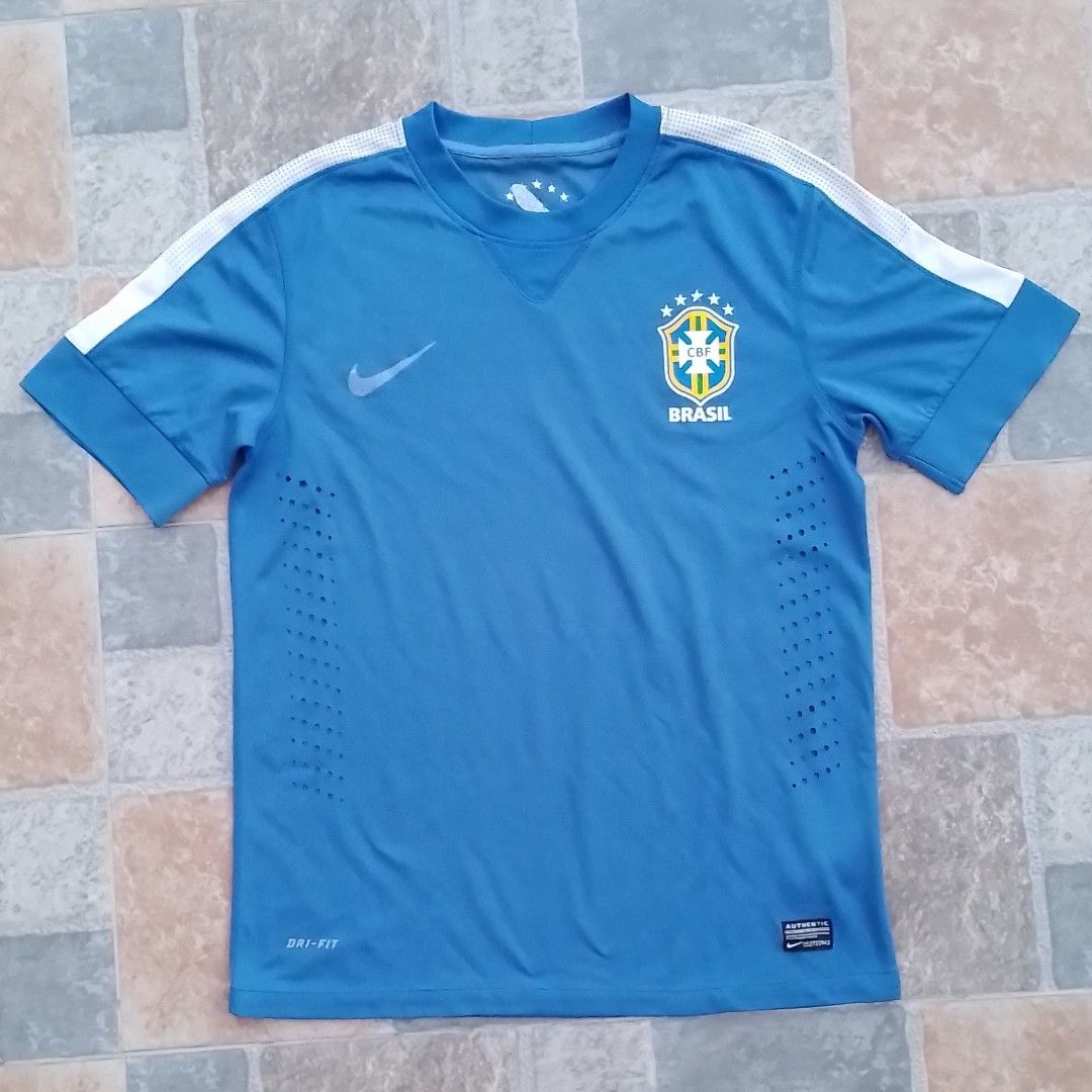 Nike Dri-Fit Brazil Football Jersey, Men's Fashion, Activewear on Carousell
