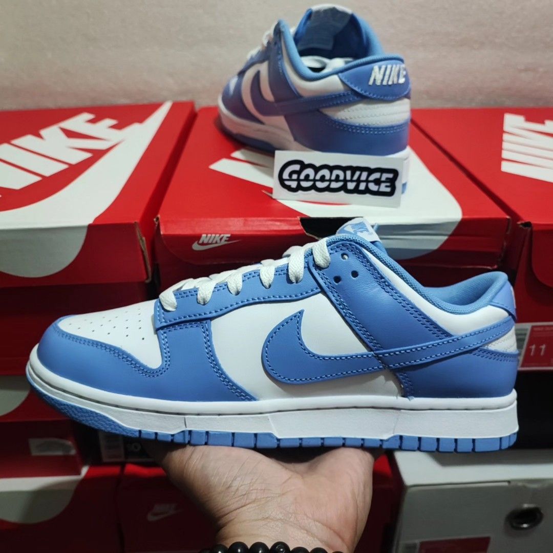 NIKE DUNK LOW 'POLAR BLUE', Men's Fashion, Footwear, Sneakers on Carousell