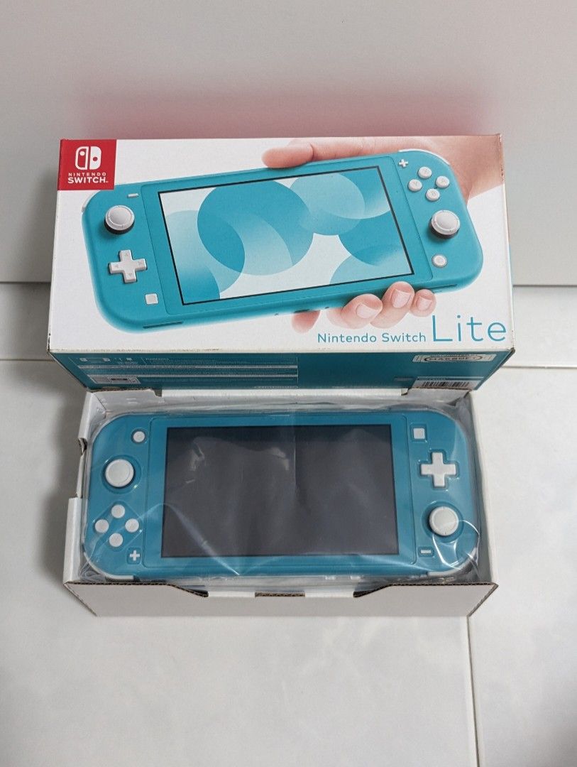 Nintendo Switch Lite Console Turquoise, Video Gaming, Video Game ...