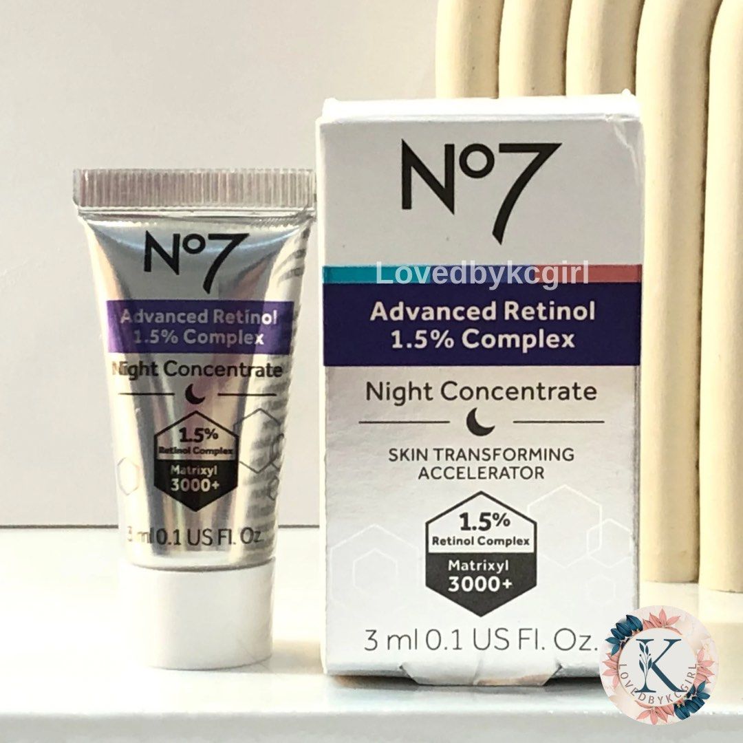 No7 Advanced Retinol 1.5% complex 3mL w box, Beauty & Personal Care ...
