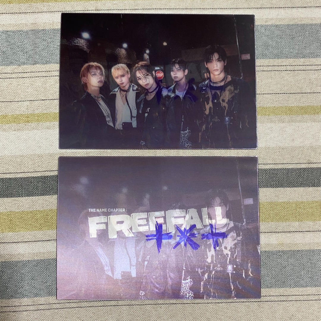 OFFICIAL TXT THE NAME CHAPTER: FREEFALL LENTICULAR POSTCARD PHOTO POB ...