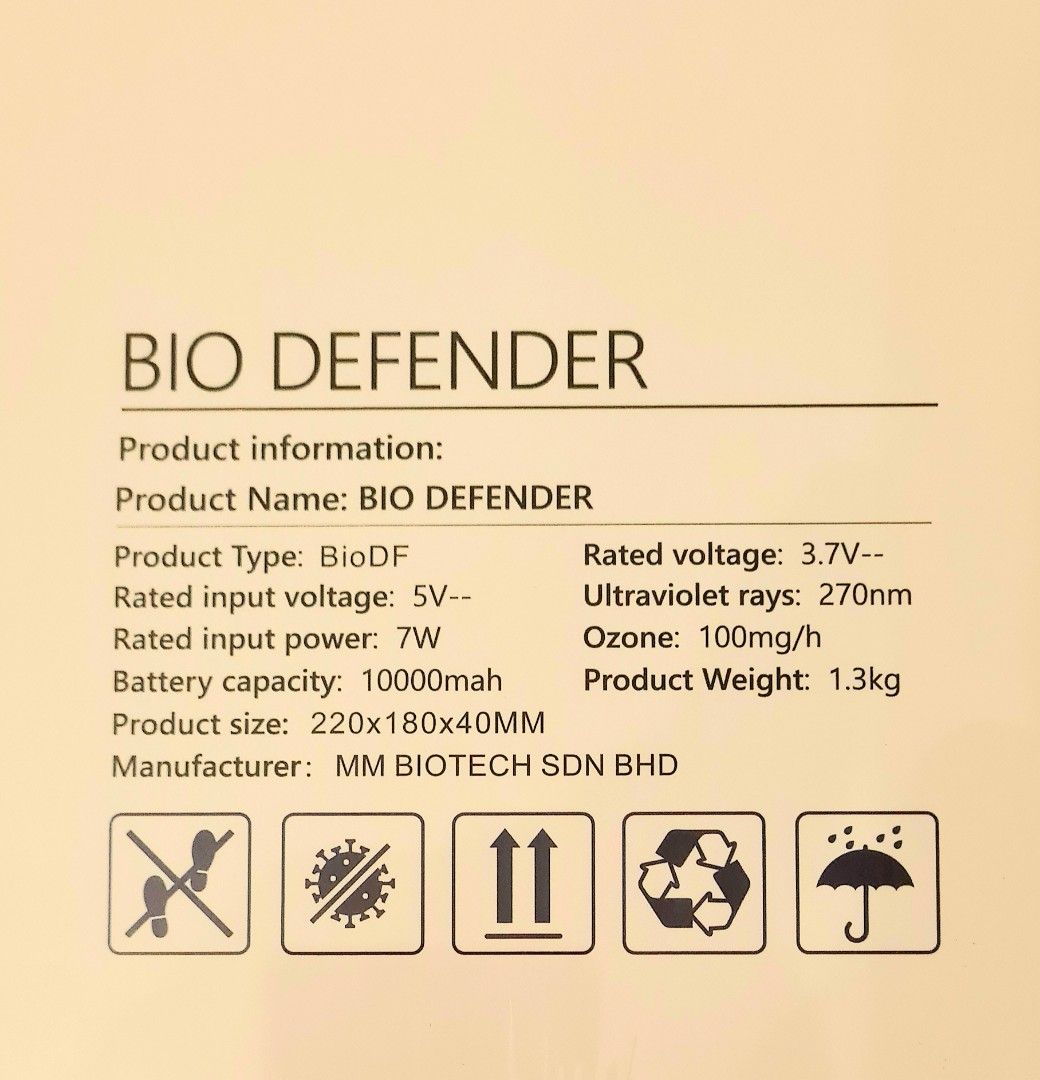 Omilla Bio Defender, Everything Else on Carousell