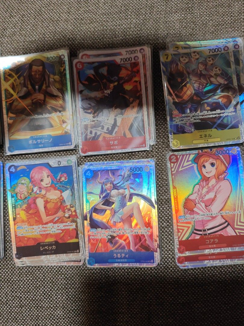 OP-05 One Piece card TCG - SR Rarity ( Law , Peaker , Koala , Borsalino , Sabo , Enel , Lucci ...
