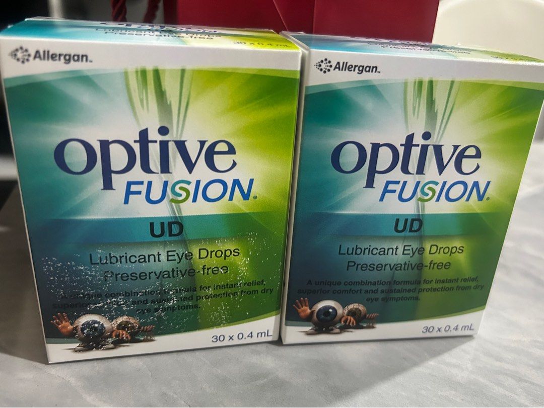 Optive fusion eye drops, Beauty & Personal Care, Vision Care on Carousell