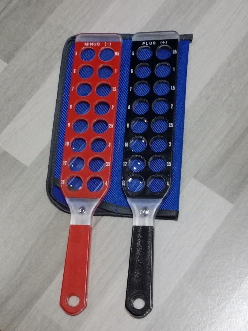 Optometric Retinoscopy Rack Set (RETI RACK) 15 D 2 PADDLE SET, Health ...