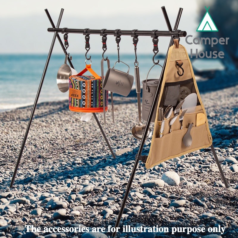 Outdoor Camping Triangle Rack Tripod (Aluminium Alloy) - Small, Sports ...