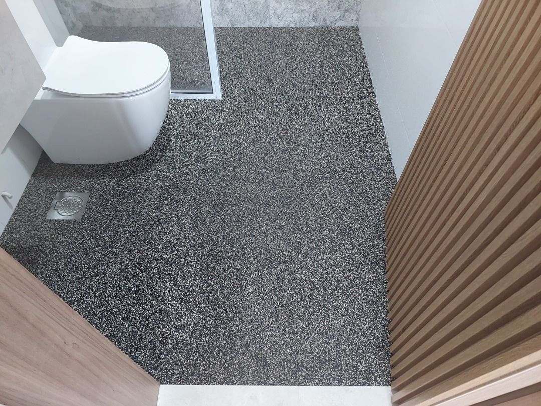 Overlay on tiles | Seamless surface | No groutlines | Toilet Overlay ...