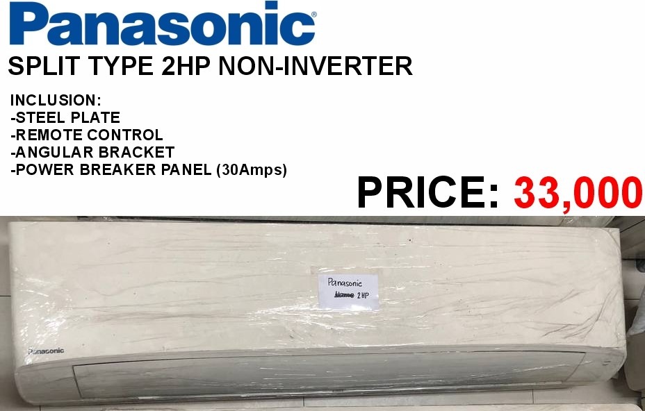 PANASONIC AIRCON SPLIT TYPE 2HP NON INVERTER, TV & Home Appliances, Air ...