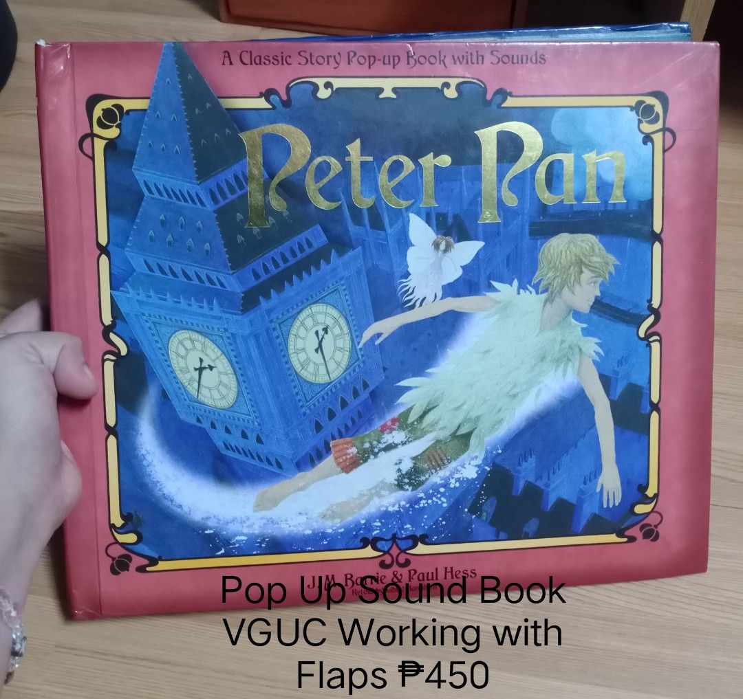 Peter Pan Pop Up Sound book, Hobbies & Toys, Books & Magazines ...