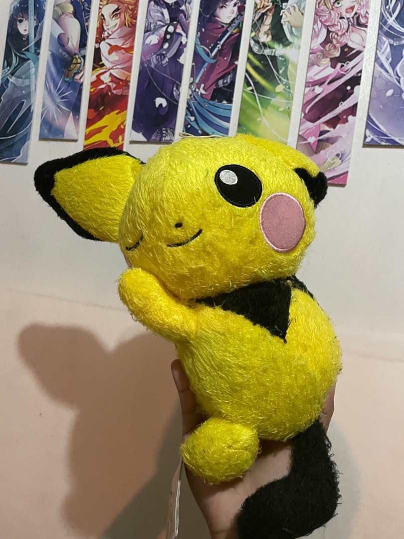 Pichu (Pokemon Plush), Hobbies & Toys, Toys & Games on Carousell