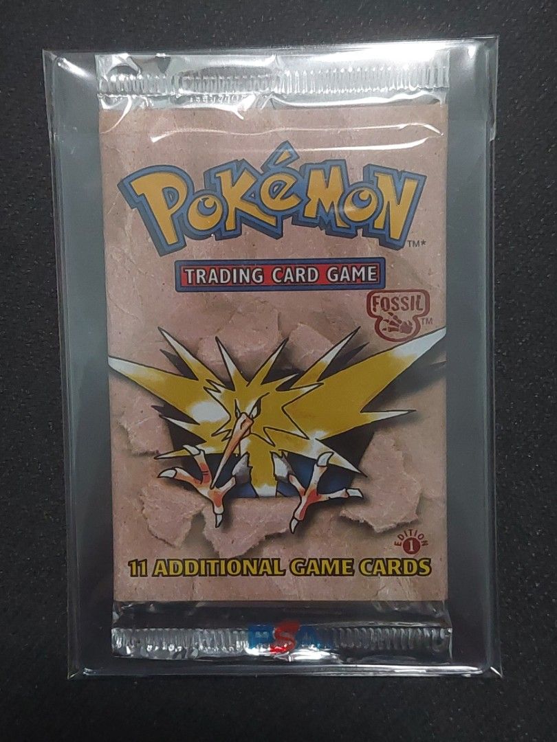Pokemon cards fossil first edition sealed pack van gogh umbreon psa 10 ...