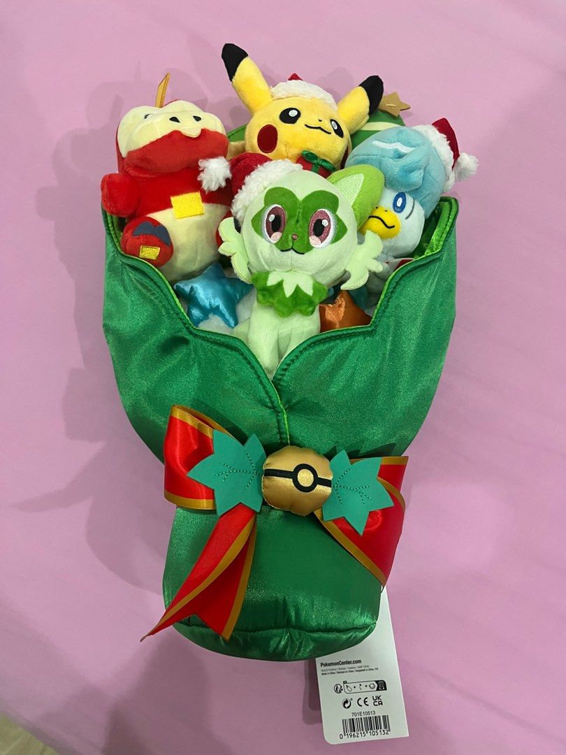Pokemon Center Plush Bouquet, Hobbies & Toys, Toys & Games on Carousell