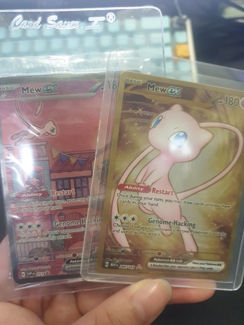 Pokemon TCG - 151 UPC promos (Mew / Mewtwo), Hobbies & Toys, Toys ...