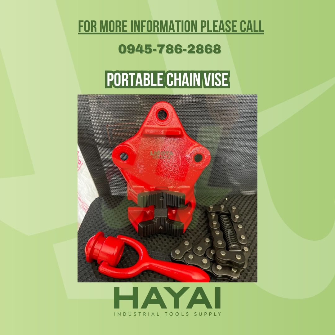 Portable Chain Vise, Commercial & Industrial, Industrial Equipment on ...