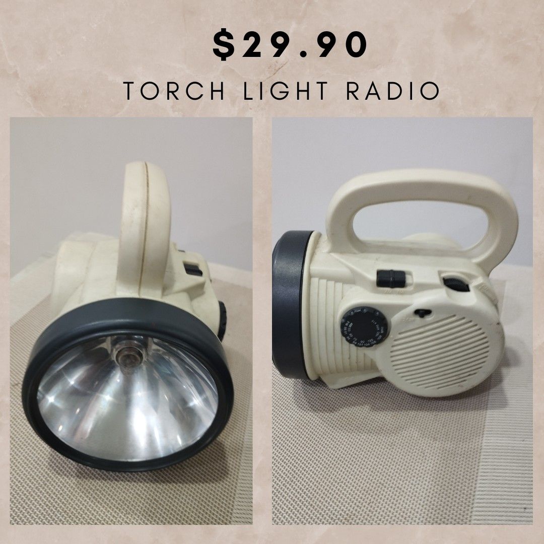 PORTABLE RADIO TORCH LIGHT, Audio, Other Audio Equipment on Carousell