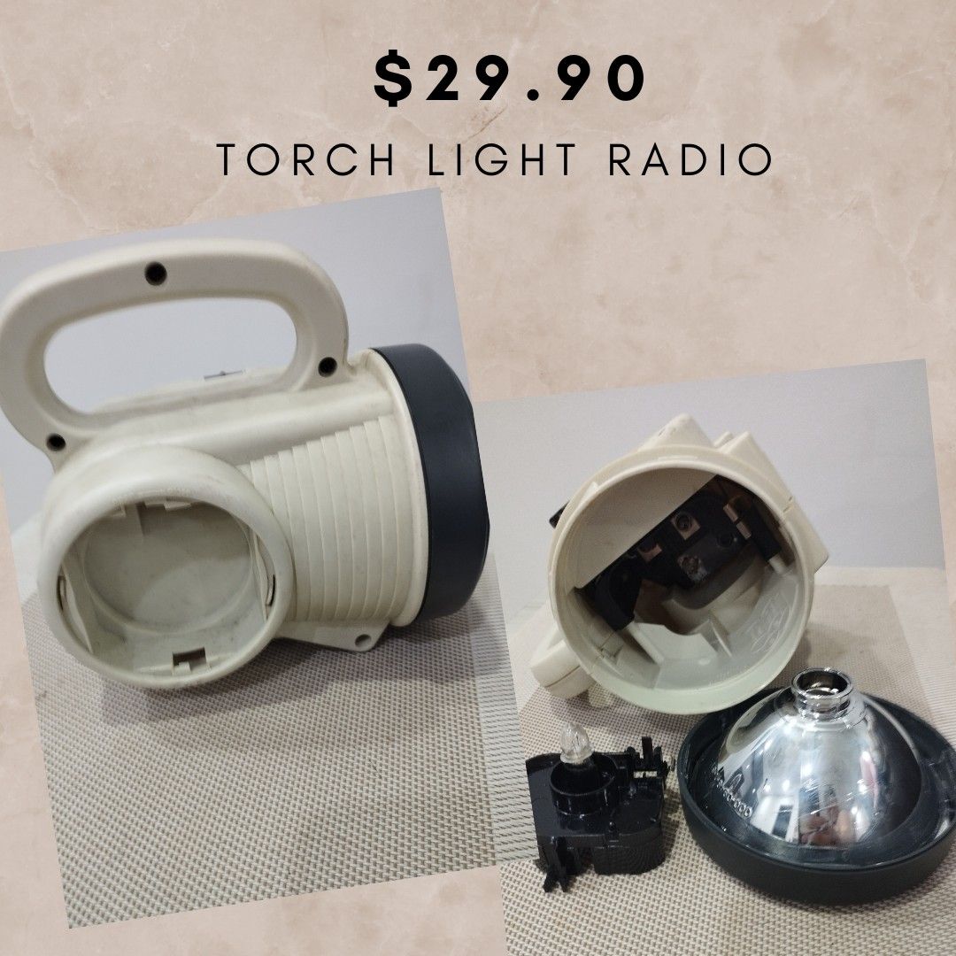 PORTABLE RADIO TORCH LIGHT, Audio, Other Audio Equipment on Carousell