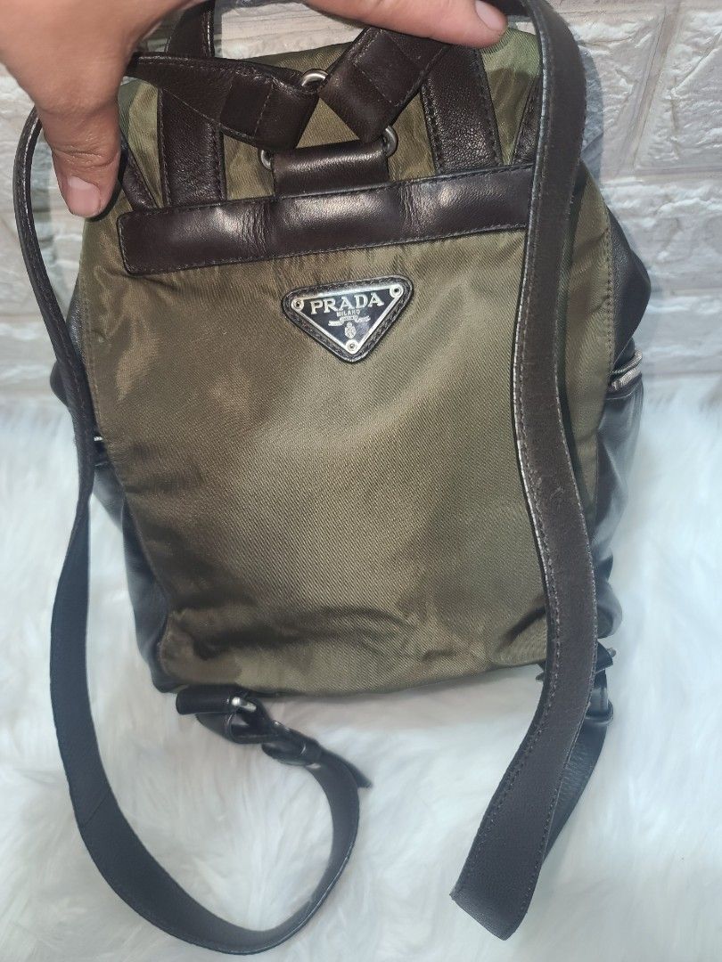 Prada back pack authentic, Luxury, Bags & Wallets on Carousell