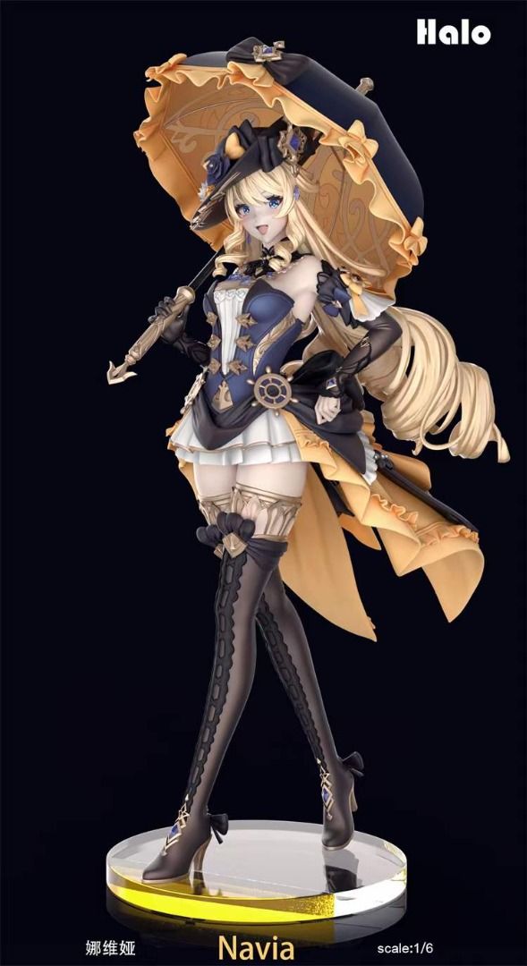 【PRE-ORDER】 Halo Studio - Navia Genshin Impact Resin Statue GK Anime ...