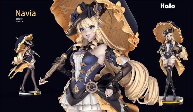 【PRE-ORDER】 Halo Studio - Navia Genshin Impact Resin Statue GK Anime ...