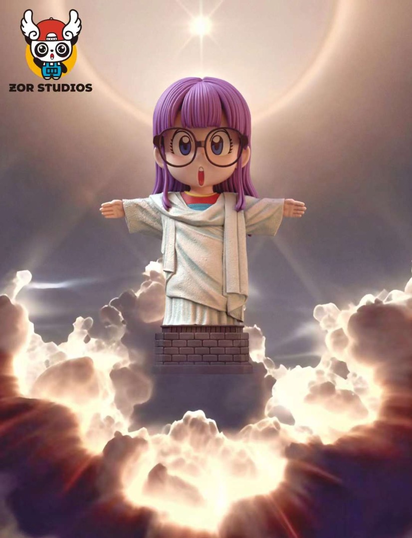 【PRE-ORDER】 ZOR Studio - Christ the Redeemer Arale Dr. Slump Resin ...