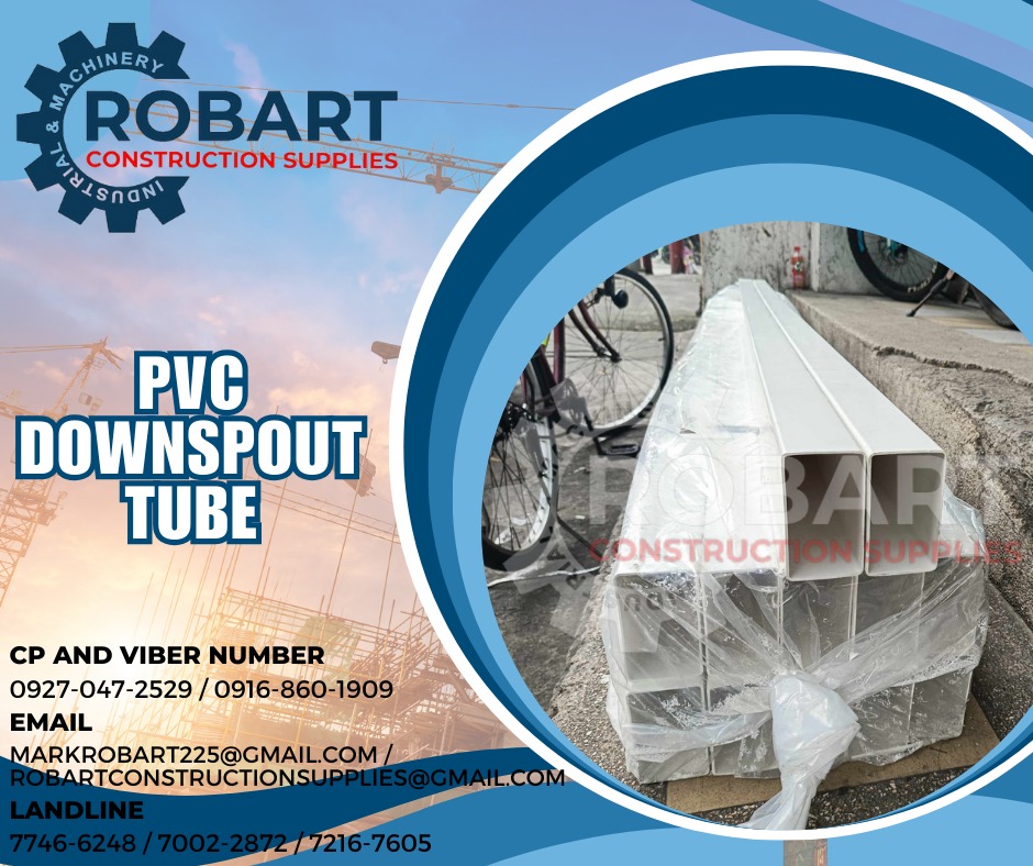 PVC Downspout Tube, Commercial & Industrial, Construction & Building ...