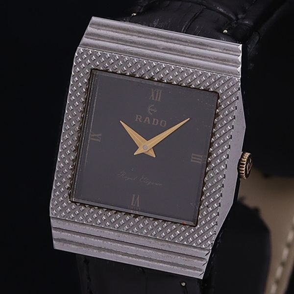 Rare Vintage 90s Rado Tank Royal Elegance Ceramic case automatic watch ...